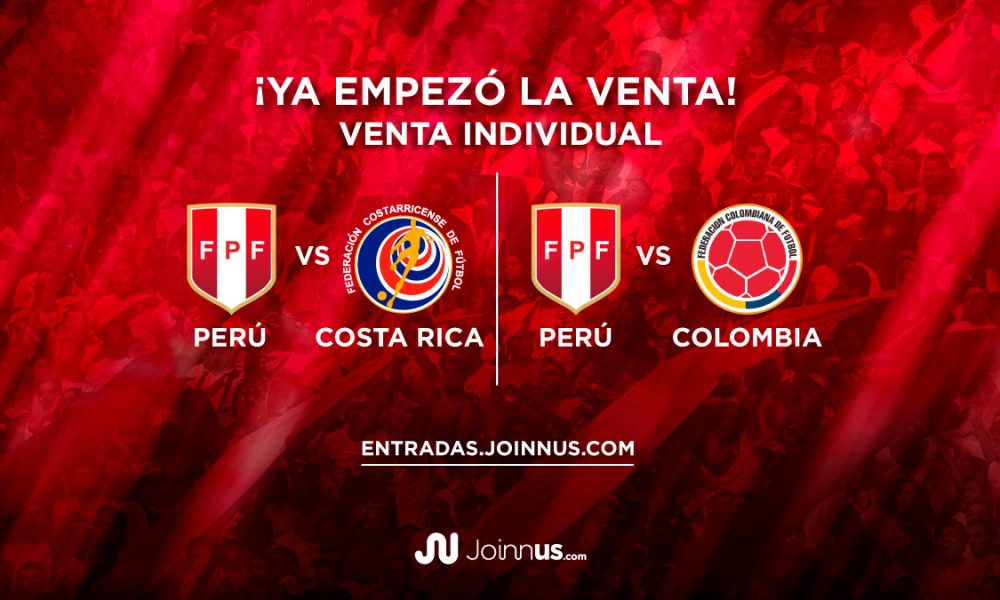 Perú vs Colombia y Perú vs Costa Rica: Cómo comprar tus entradas - Blog ...