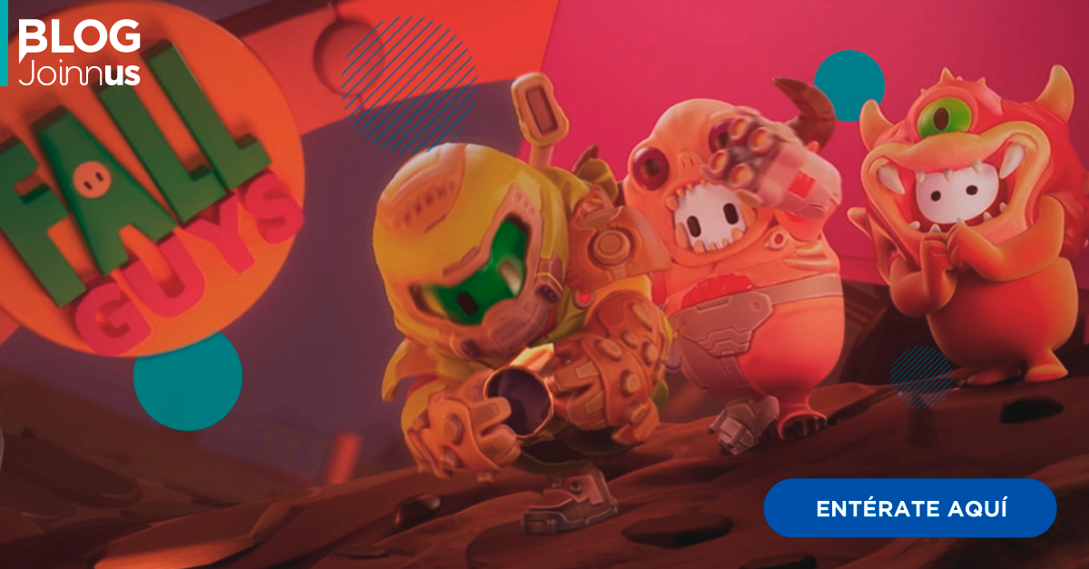 Fall Guys anuncia las sorpresas en colaboración con DOOM - Blog Joinnus