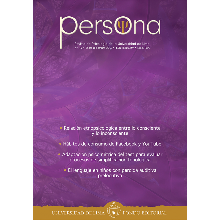 Revista Persona n.° 22(1)