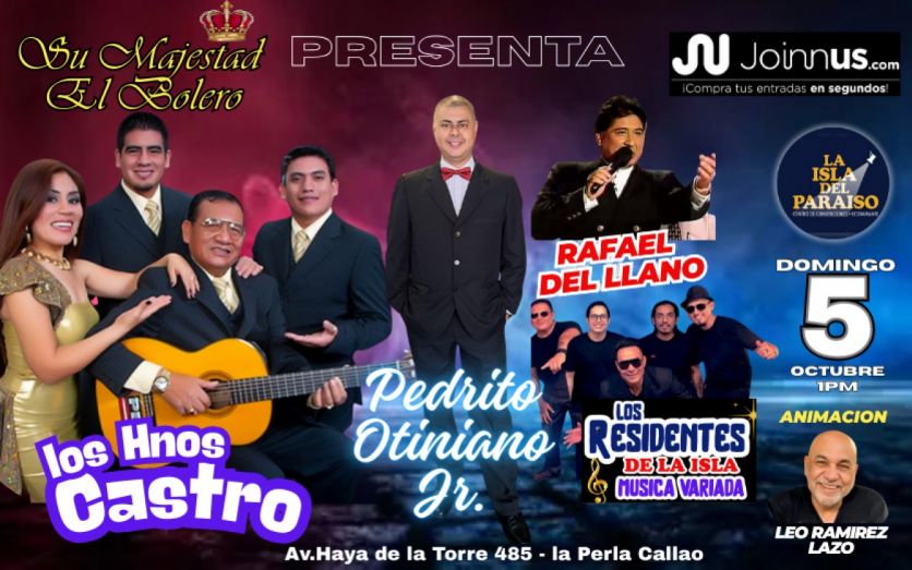 SU MAJESTAD EL BOLERO | Joinnus