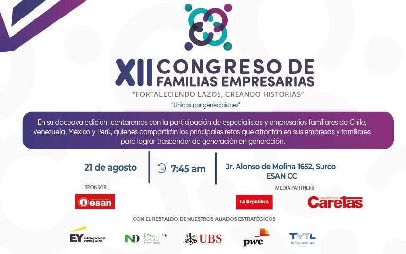 XII CONGRESO DE FAMILIAS EMPRESARIAS 2024 - Compra tus entradas | Joinnus | Los conciertos nos une