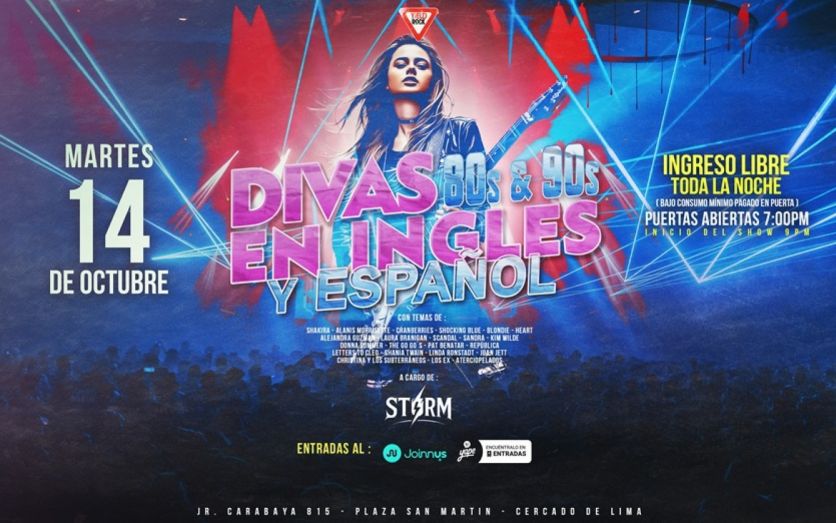 DIVAS 80s & 90s EN INGLES Y ESPAÑOL | Joinnus