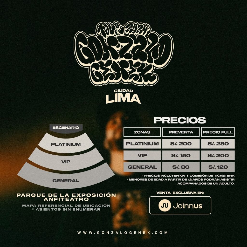 Gonzalo Genek anuncia gira nacional: fechas, ciudades y precios de ...