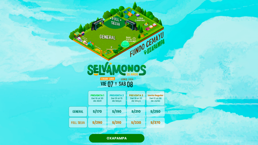 Selvámonos Oxapampa 2024: ¡Así puedes comprar tus entradas para el ...